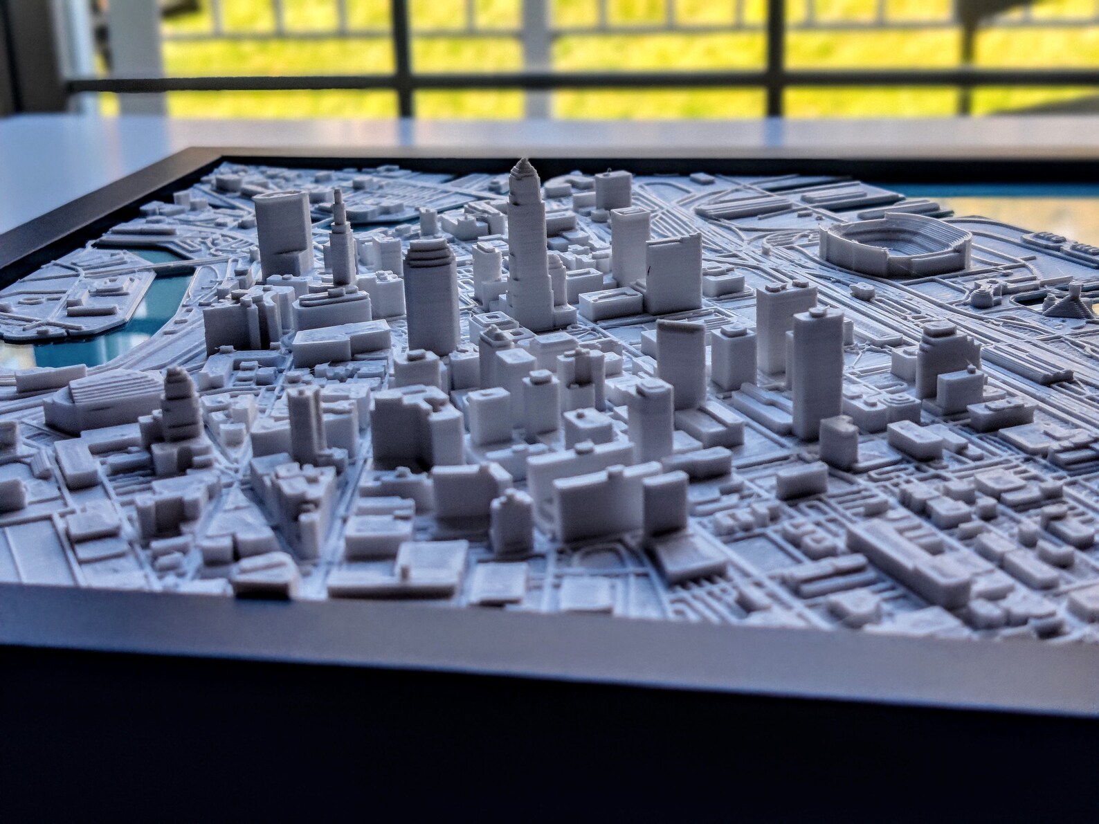 Cleveland 3D City Map | Wall Art of the Cleveland Skyline | 3D City ...