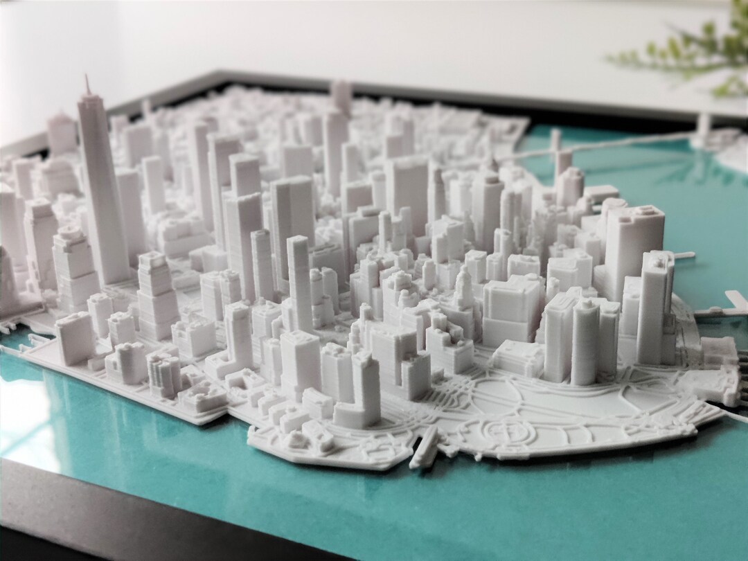 Manhattan NYC 3D City Map | Lower Manhattan 3D Street Map | New York ...