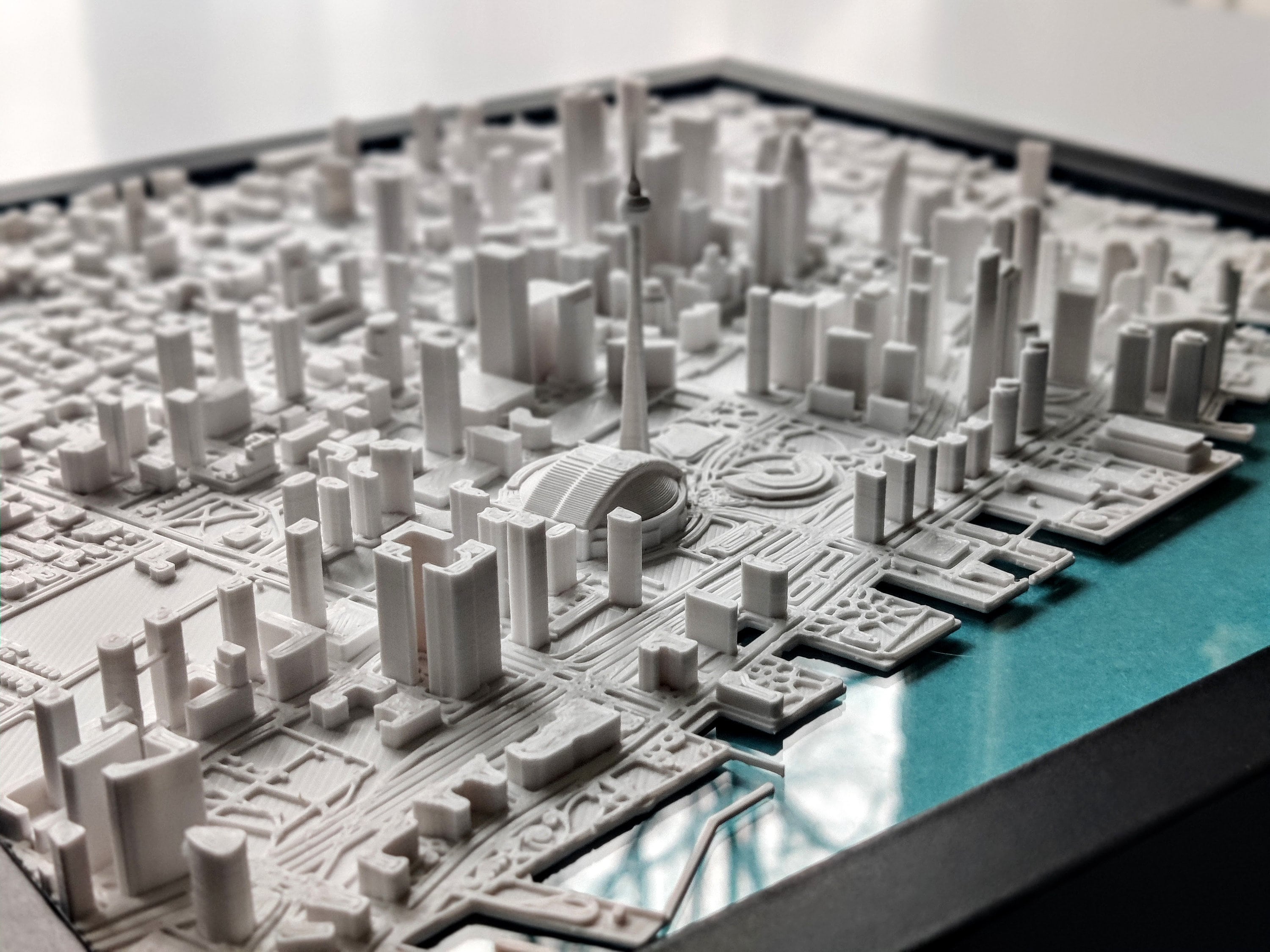 Toronto Ontario 3D City Map 3D Buildings and Street Wall - Etsy Singapore