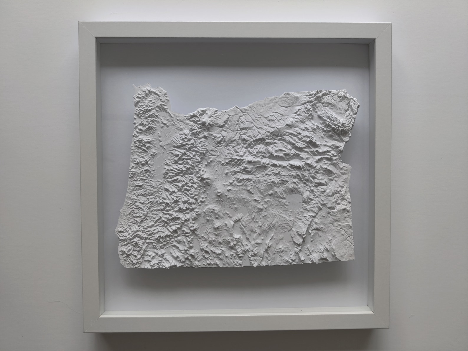 Oregon 3D Topographic Map 3D State Map of Oregon Wall Art - Etsy