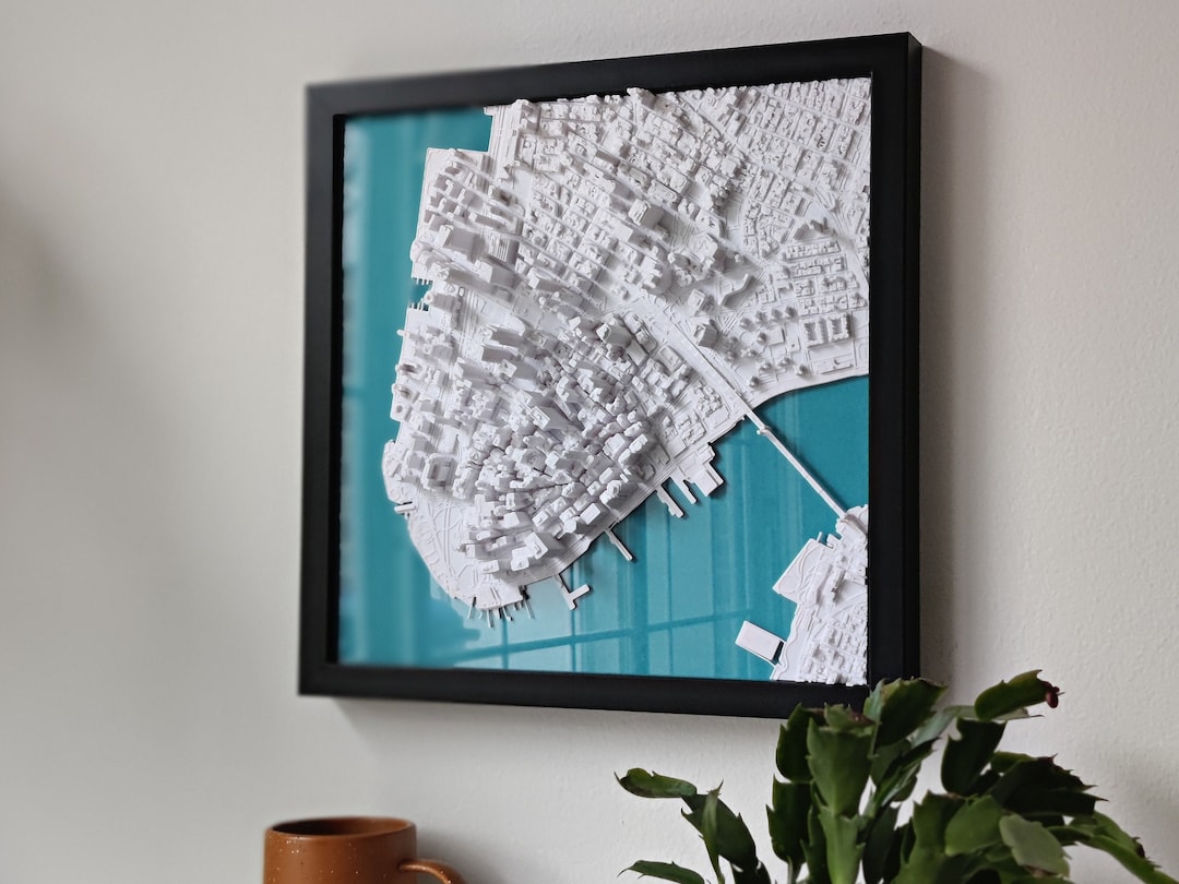 Manhattan NYC 3D City Map | Lower Manhattan 3D Street Map | New York ...