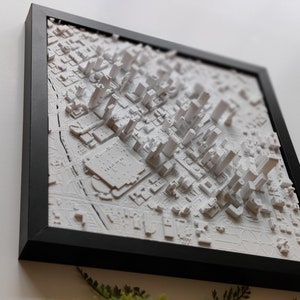 Denver Colorado 3D City Print | 3D City Wall Art With 3D Buildings and ...