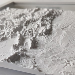 Colorado 3D Topographic Map | 3D State Map of Colorado Wall Art | 3D ...