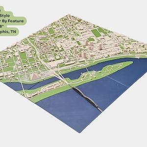 Custom 3D Map | Any Location | Custom Style | Custom Size - Etsy
