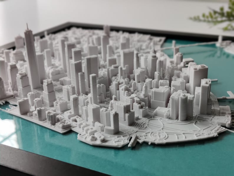 Manhattan NYC 3D City Map | Lower Manhattan 3D Street Map | New York ...