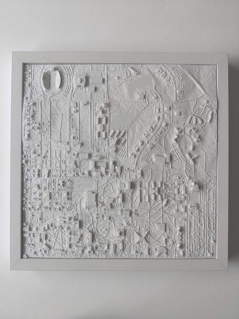 Bloomington, Indiana 3D Campus Map | Graduation Gift | for Bloomington ...