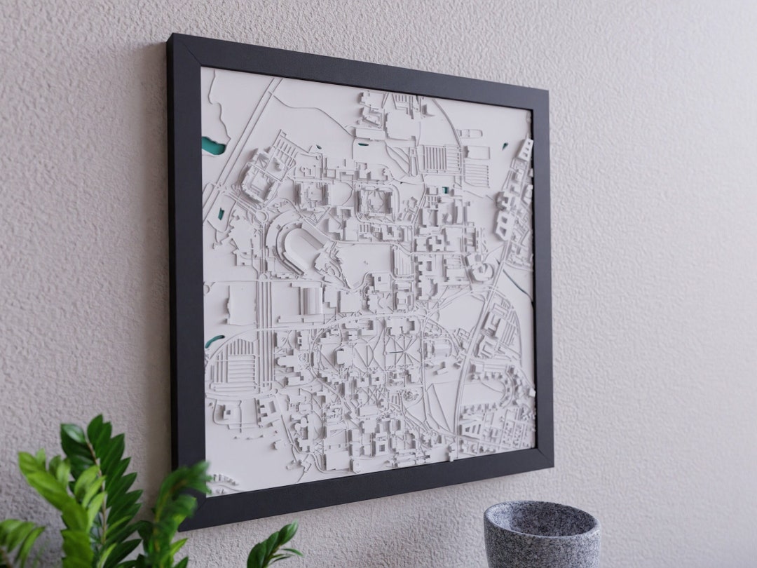 College Park, Maryland 3D College Campus Map | Personalized College ...