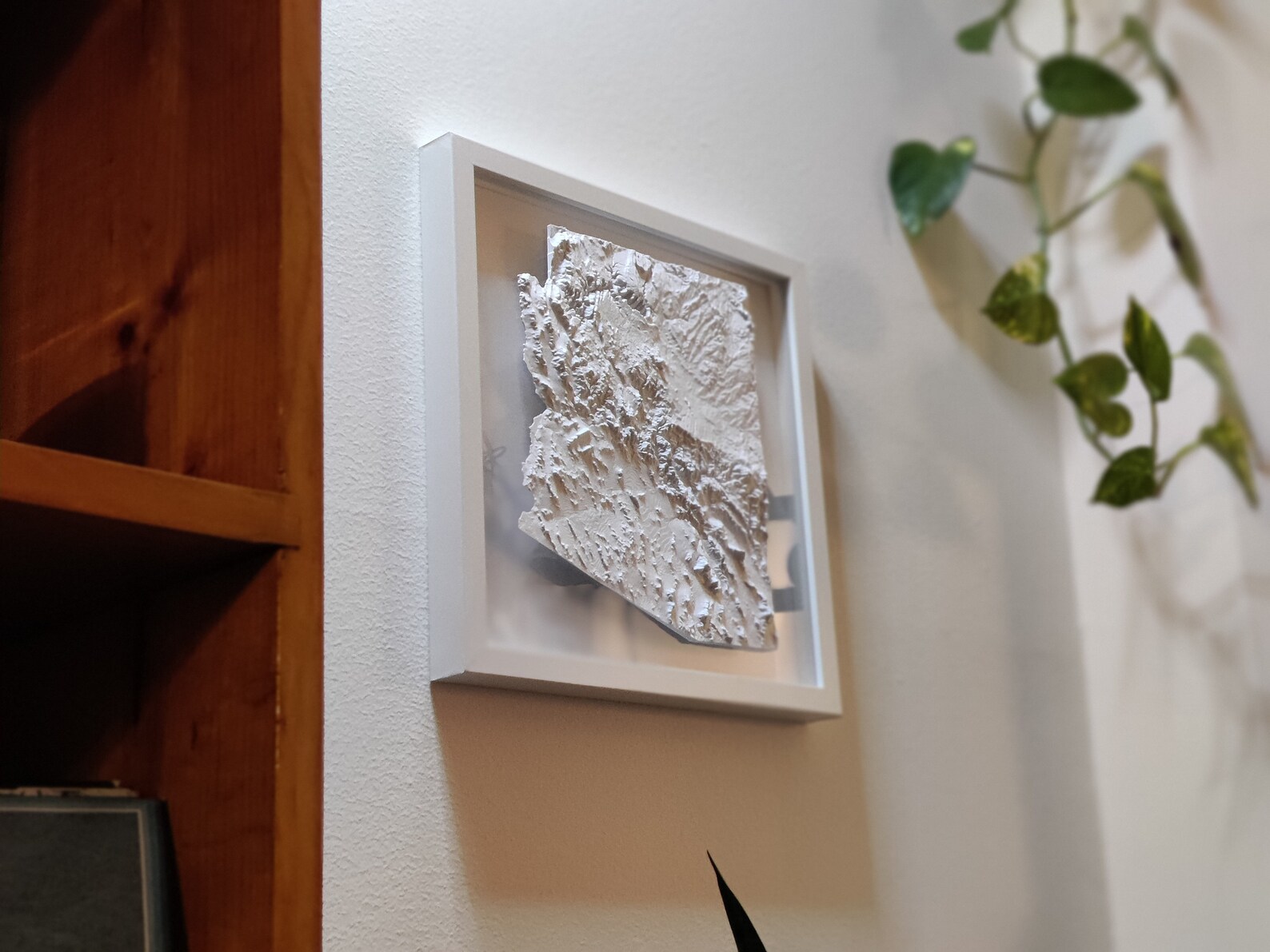 Iowa 3D Topographic Map 3D State Iowa Wall Art 3D Print Relief State ...