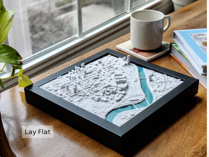 3D College Campus Map Personalized College Graduation Gift - Etsy Canada