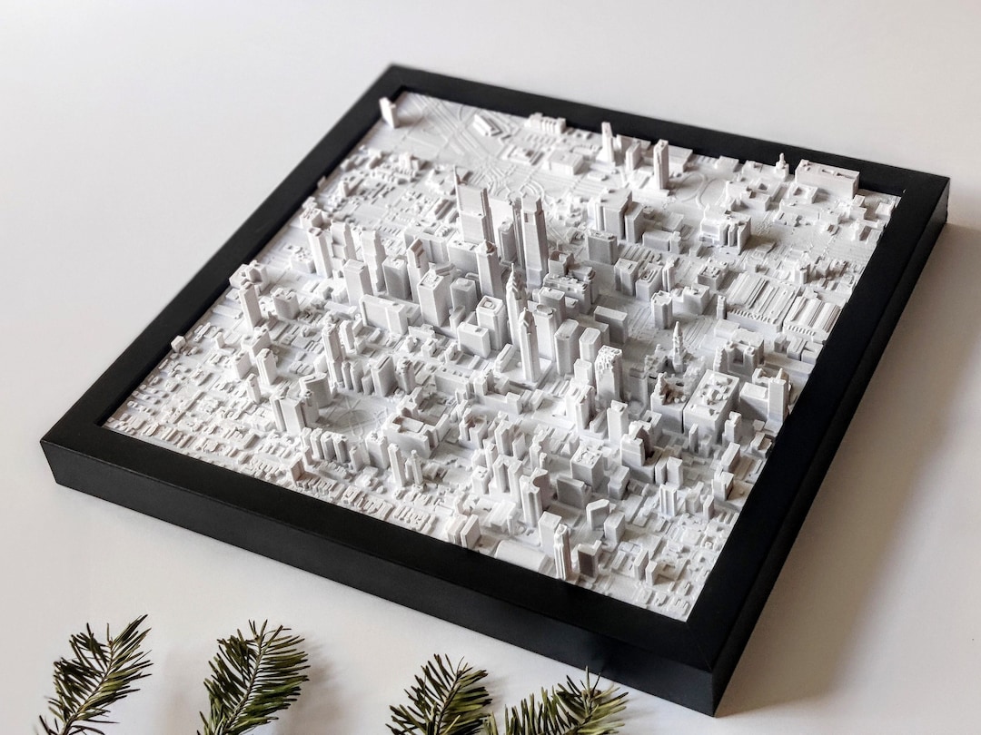 Philadelphia 3D City Map | 3D Buildings, Street Map, Topographic ...