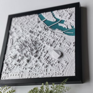 Minneapolis 3D City Map | Wall Art of the Minneapolis Skyline | 3D City ...