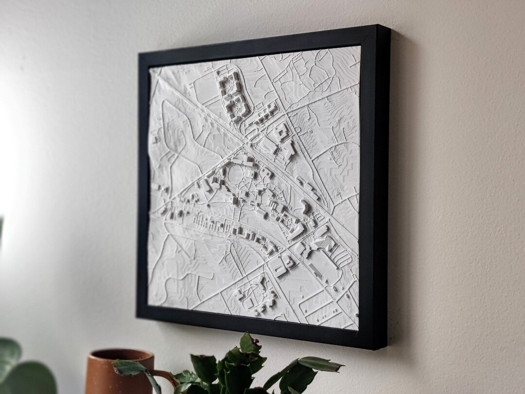 Villanova, PA 3D Campus Map | University Graduation Gift | 2023 Grad ...