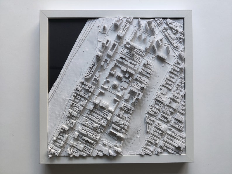 Morningside Heights 3D Campus Map New York Graduation Gift - Etsy