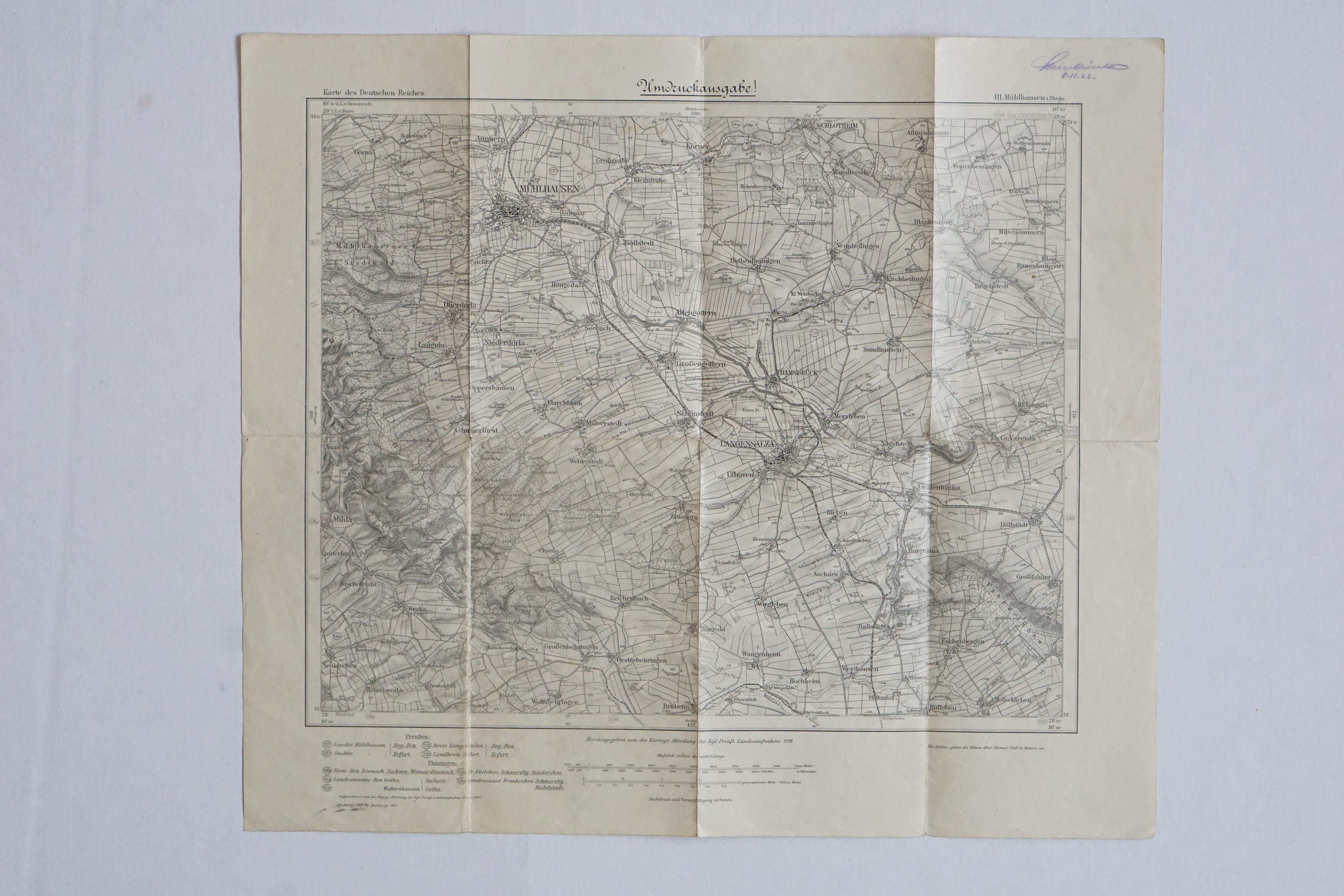18 Old Maps of Germany C 1910 1970 - Etsy