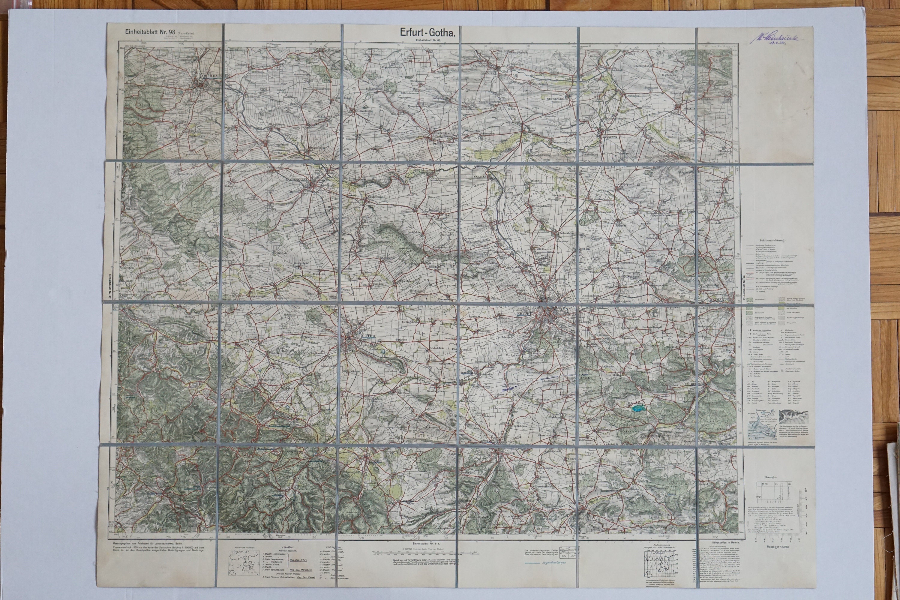 18 Old Maps of Germany C 1910 1970 - Etsy