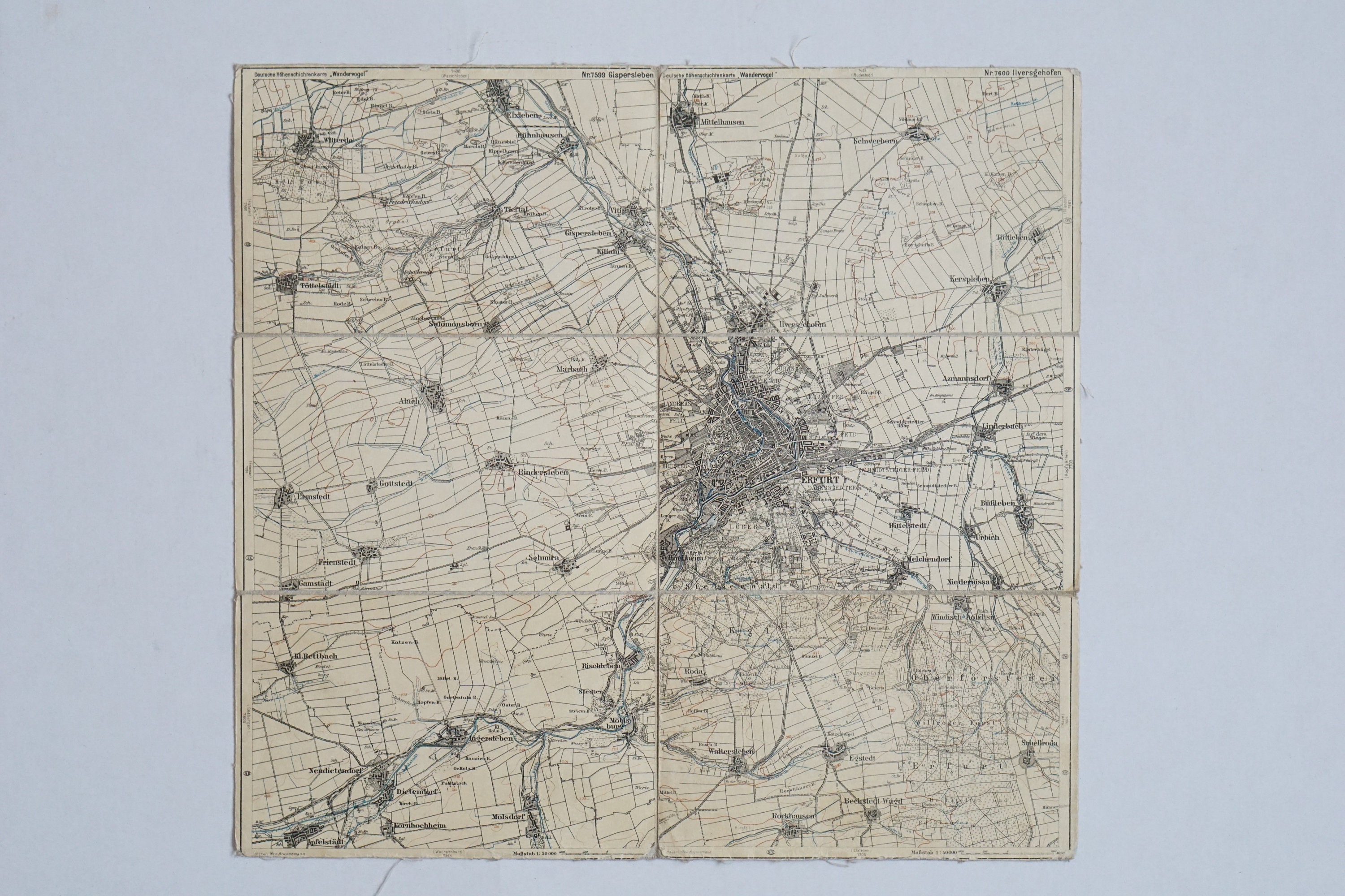 18 Old Maps of Germany C 1910 1970 - Etsy