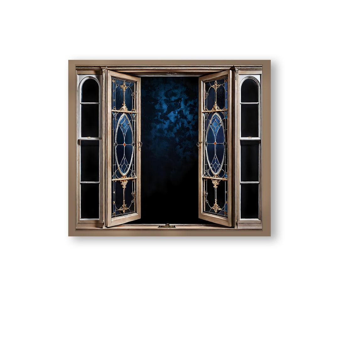 Elegant Miniature Windows/printed Window/chipboard Windows/diorama ...