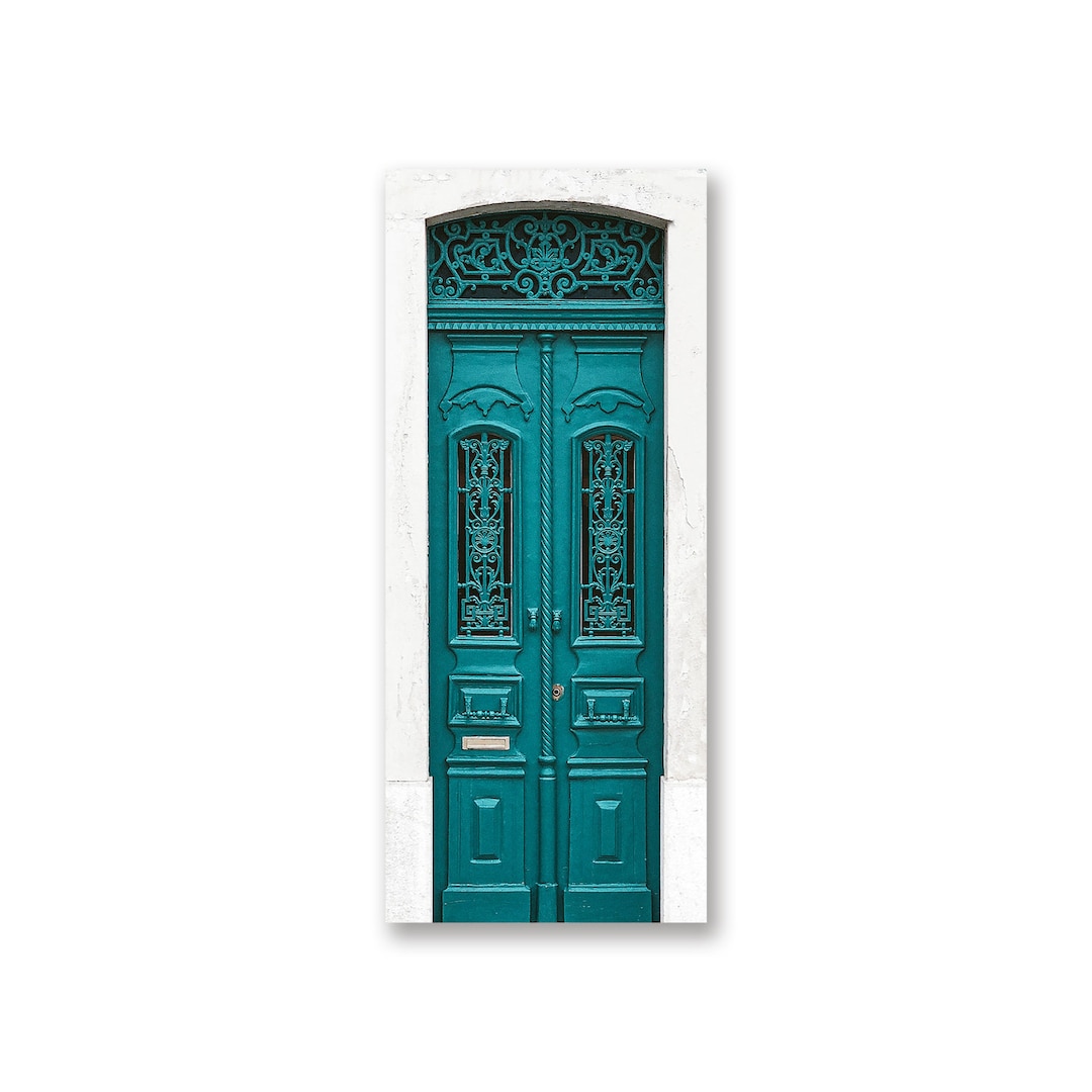 Miniature Faux Door/door Printed on High End Photo Paper and Mounted on ...