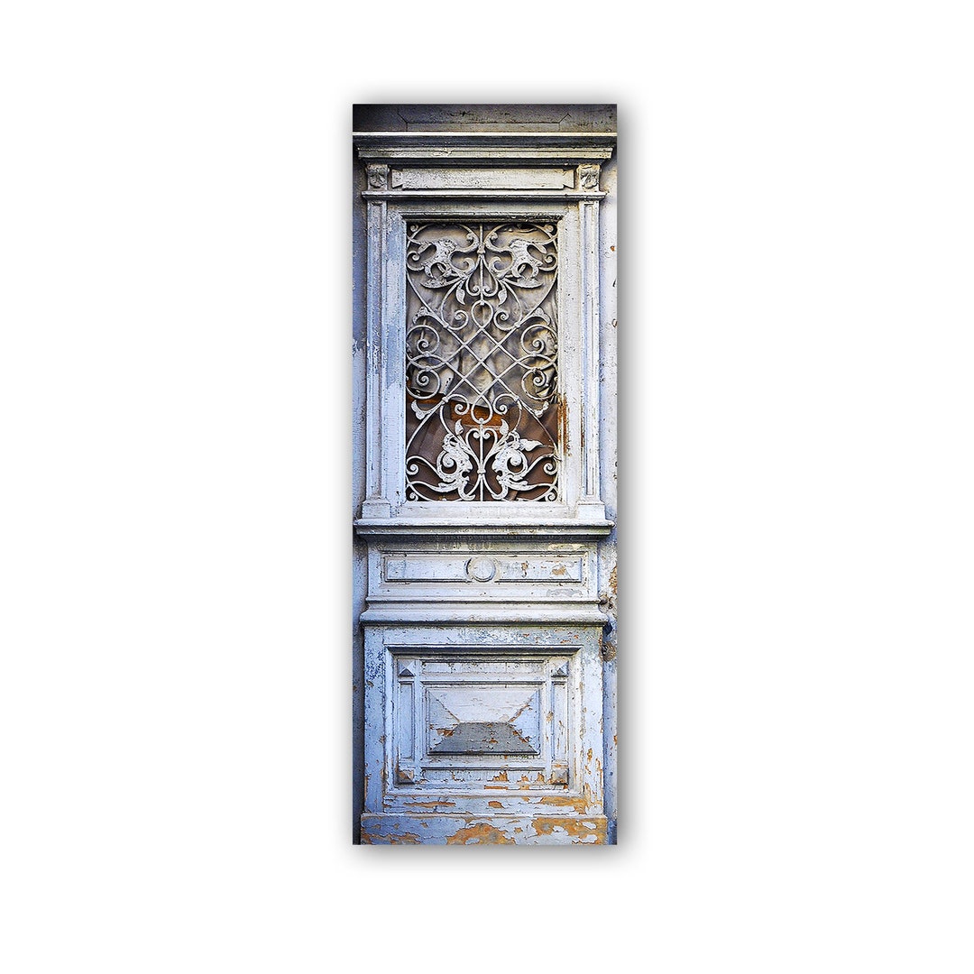 Faux Rustic White Door/door Printed on Paper/chipboard Doors/diorama ...
