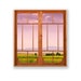 Miniature Faux Windows/windows Printed on High End Paper and Mounted on ...
