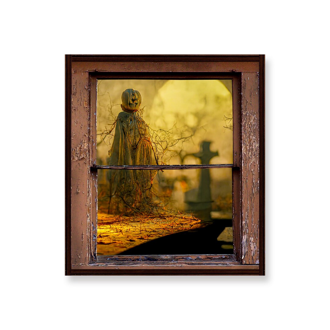 Spooky Miniature Faux Window/window Printed on High End Photo Paper and ...