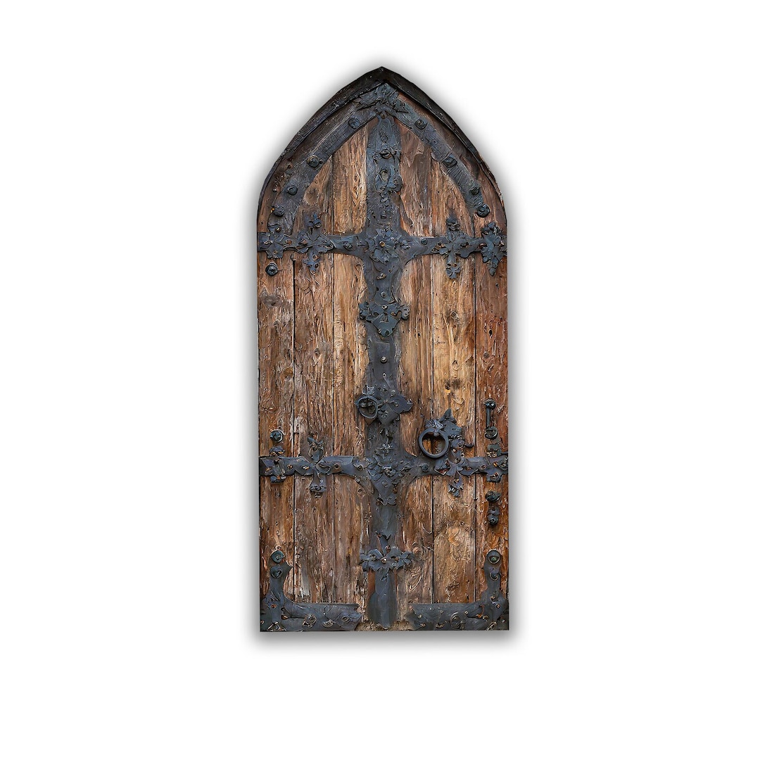 Faux Rustic Witch Door/printed Door/chipboard Door/diorama Doors ...