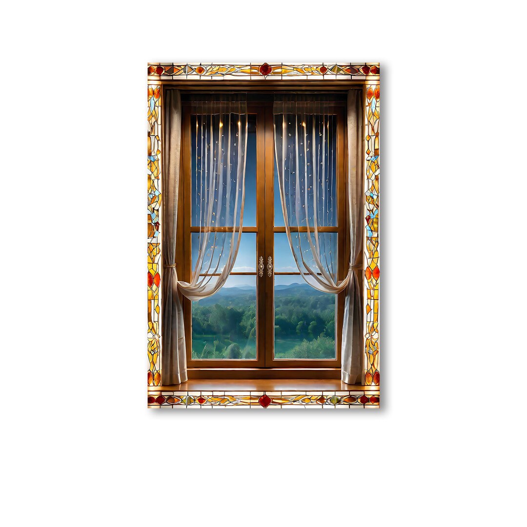 Fancy Faux Miniature Windows/printed Windows/chipboard Windows/dioramas ...
