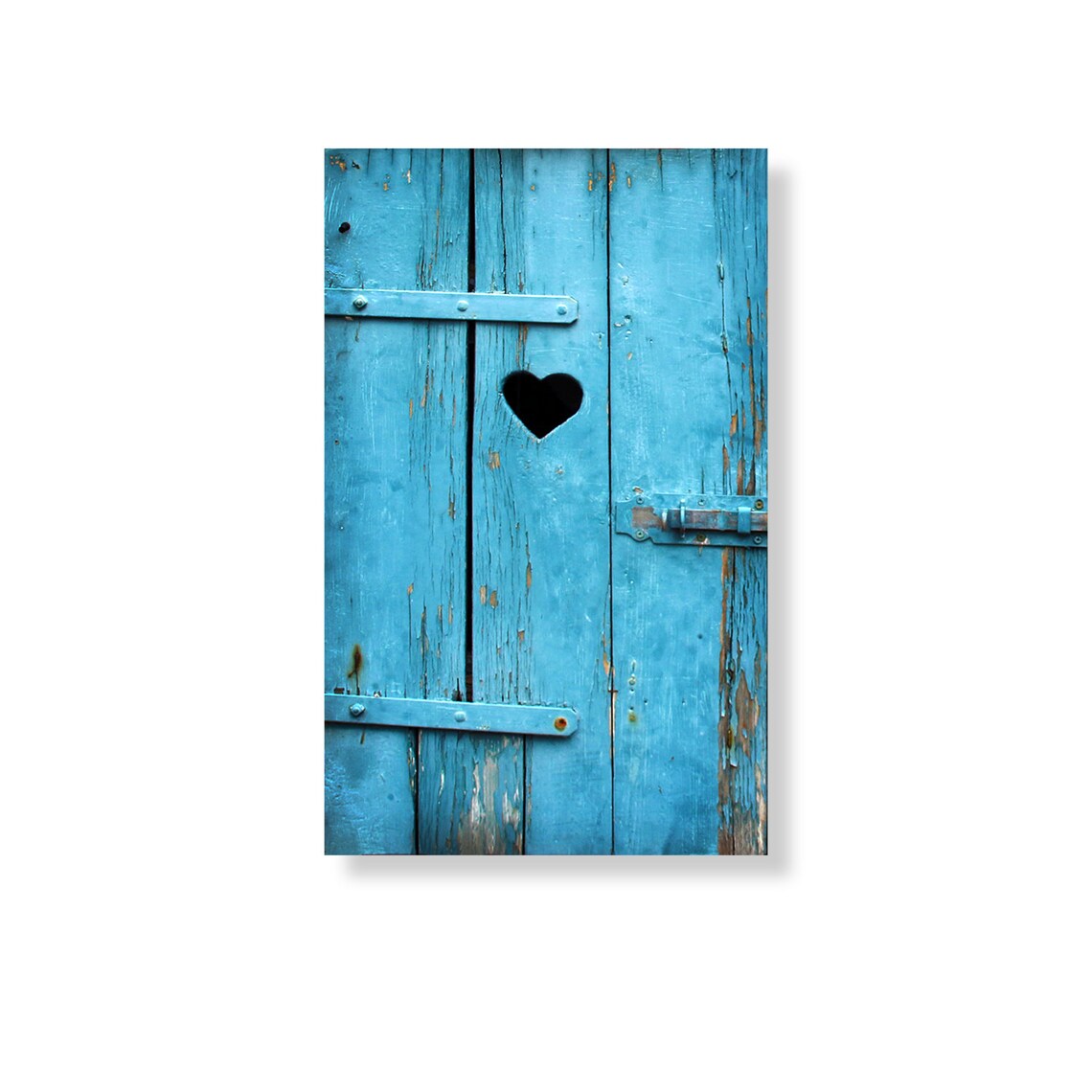 Faux Miniature Heart Shutters/shutters Printed on Paper and Mounted on ...
