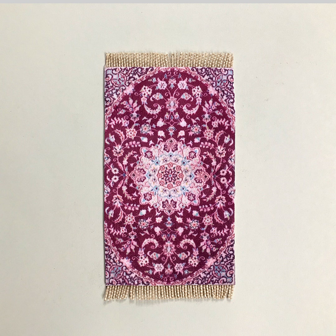 Miniature Doll and Fairy House Miniature Rug, Doll House Decor ...