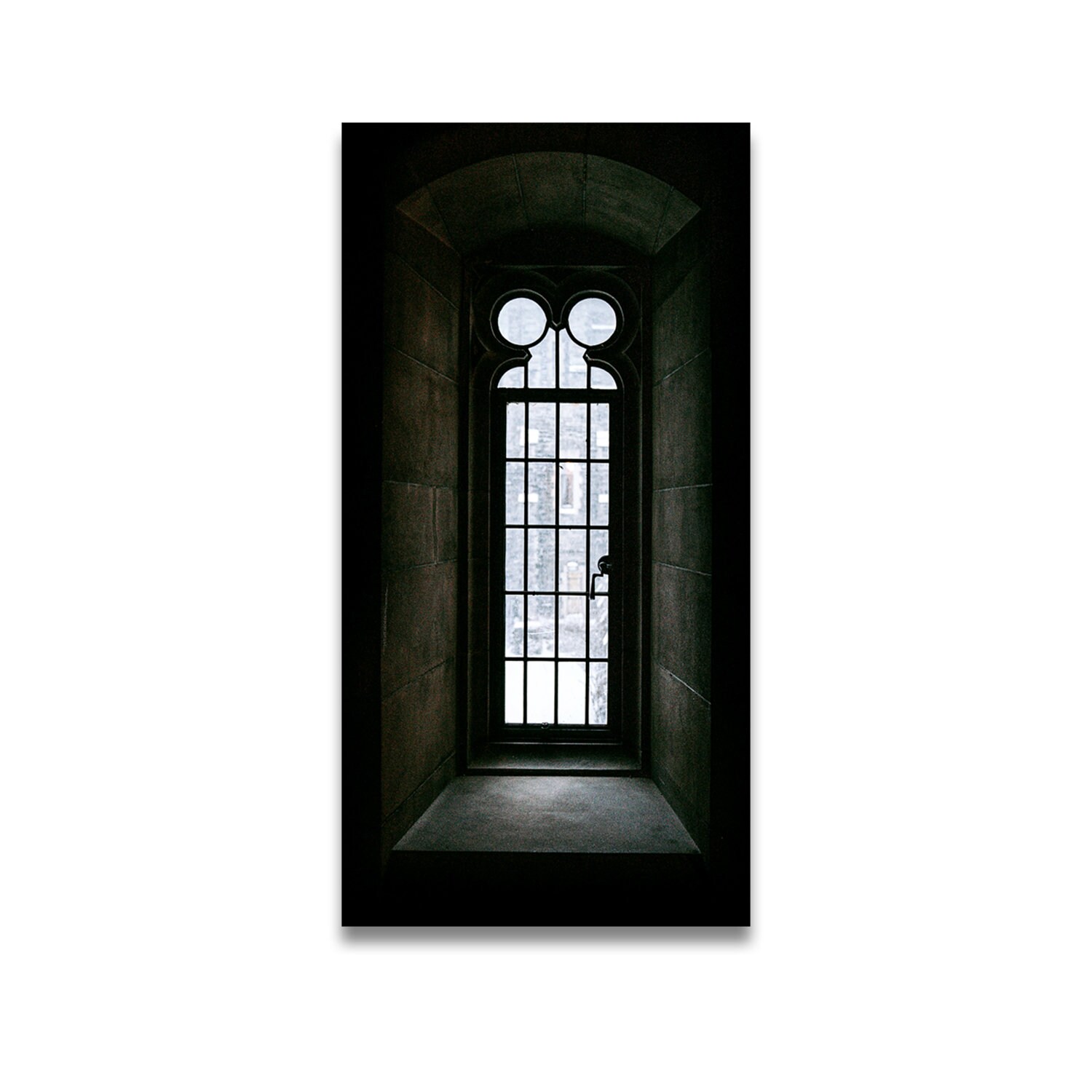 Faux Castle Window Reproduction on Paper Paper Window Mounted - Etsy
