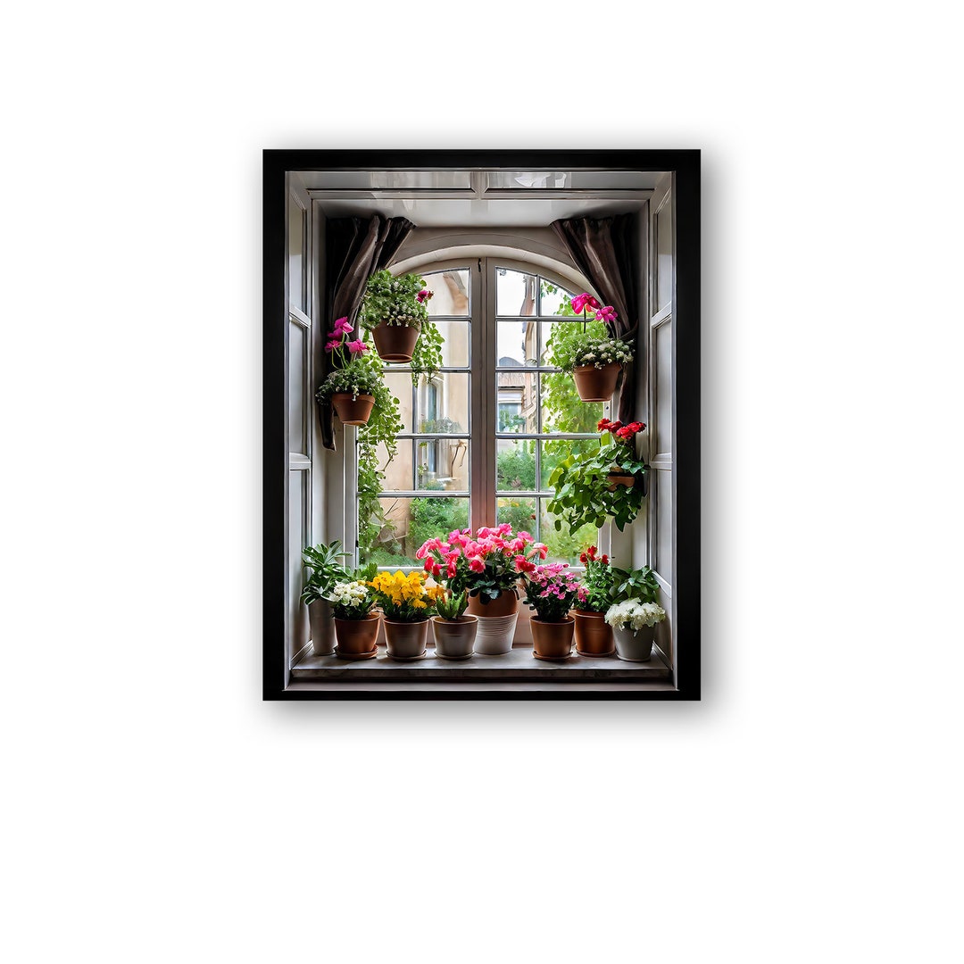 Miniature Windows/printed Windows/chipboard Windows/flower Windows ...