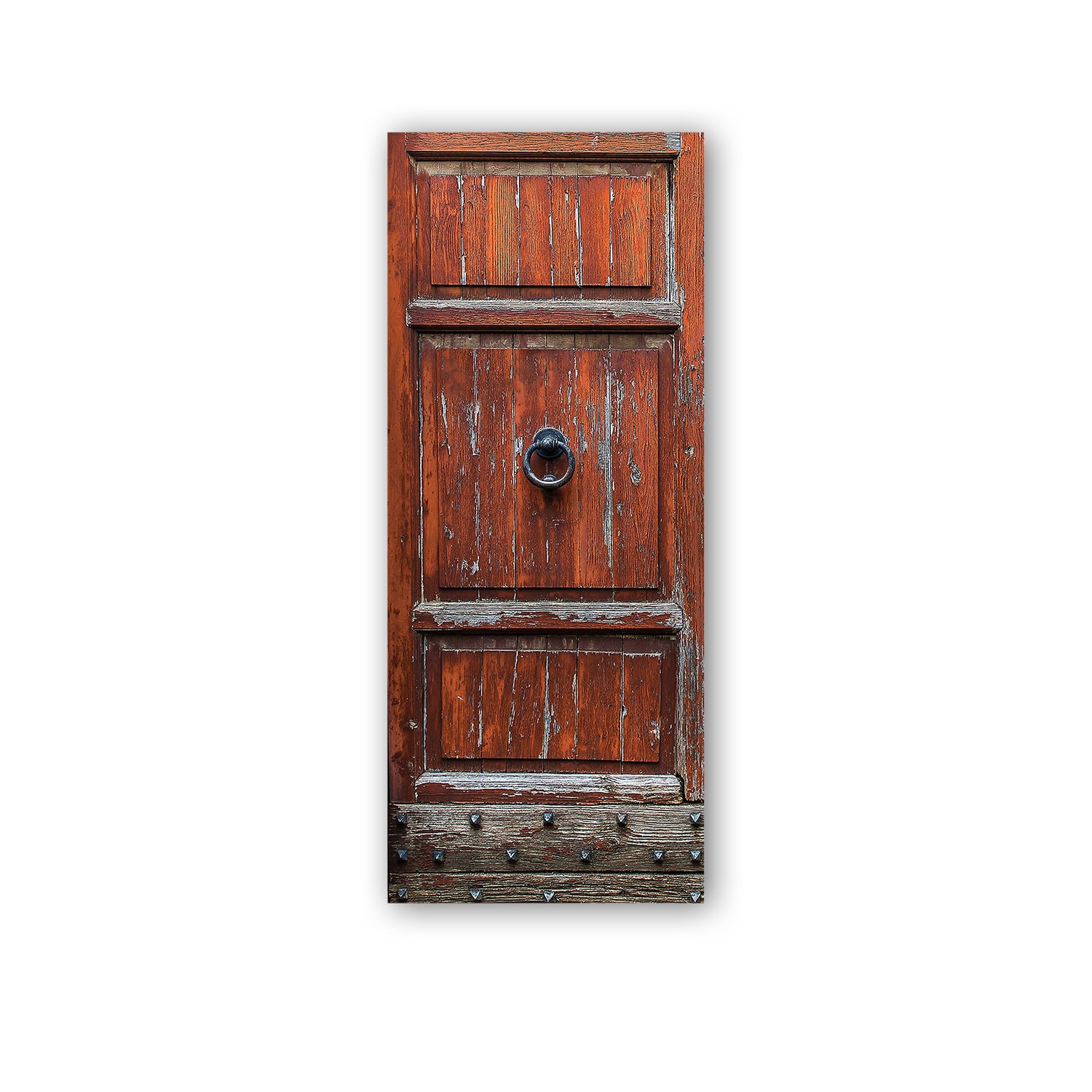 Miniature Rustic Wood Look Door/door Printed on Paper/chipboard Door ...