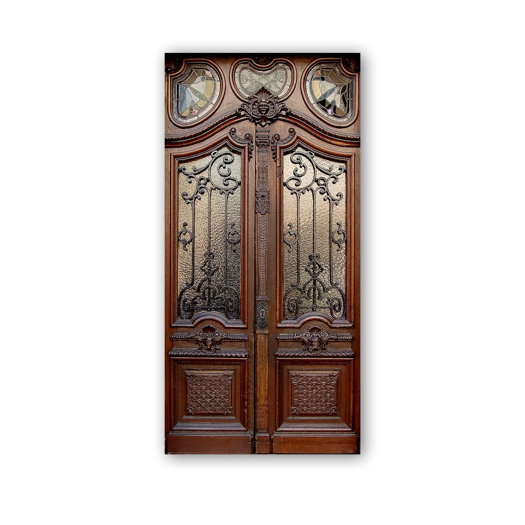 Miniature Faux Ornate Door/door Printed on Paper/chipboard Doors ...