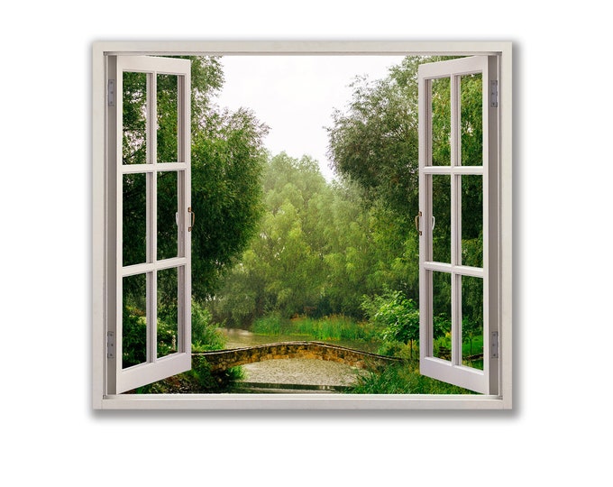 Miniature PAPER Windows With Views of Scottish and English Landscapes ...