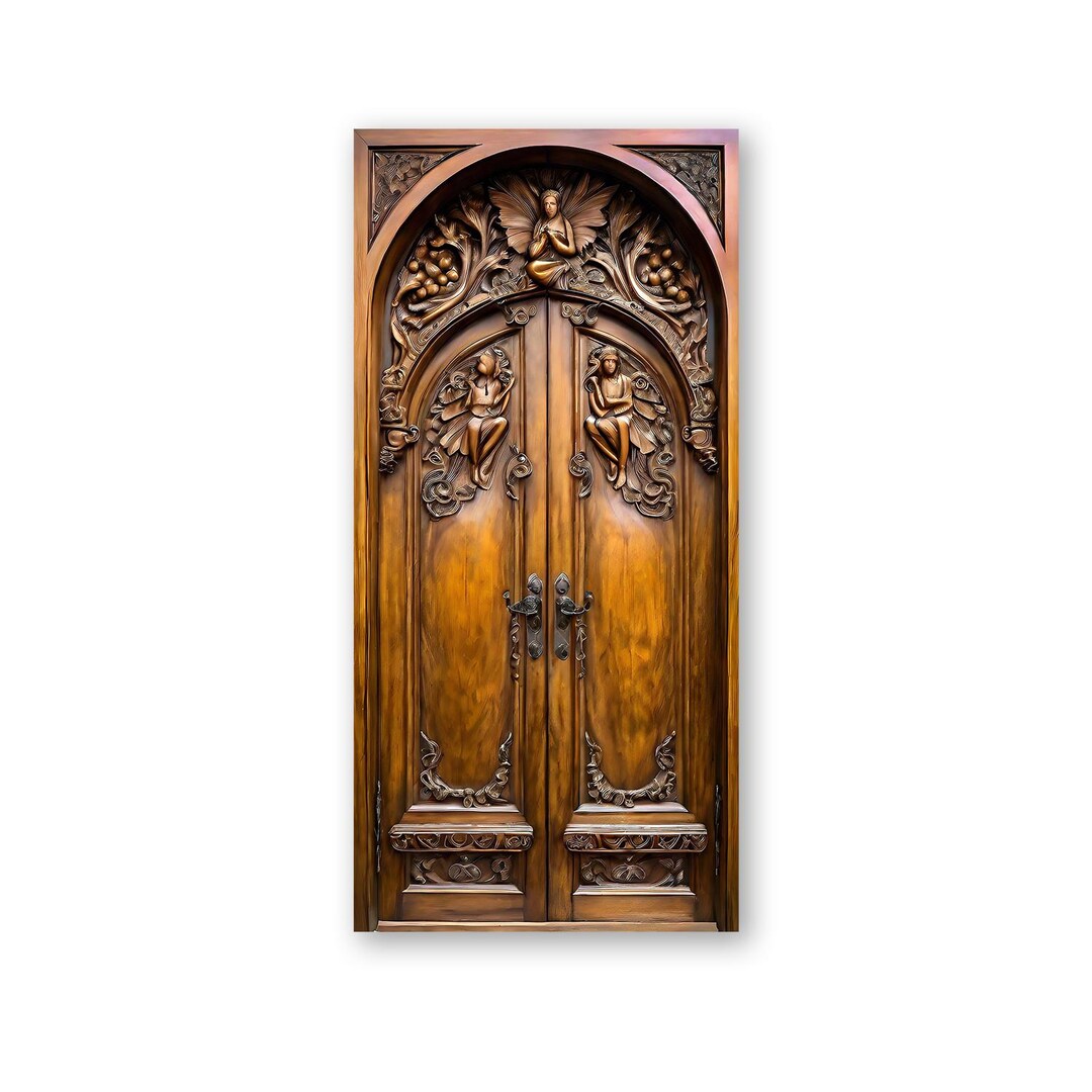Miniature Faux Paper Fairy Door/chipboard Doors/fairy Doors/diorama ...