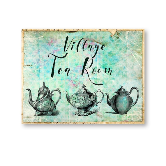 Miniature Tea Room Sign/sign Printed on High End Photo Paper - Etsy