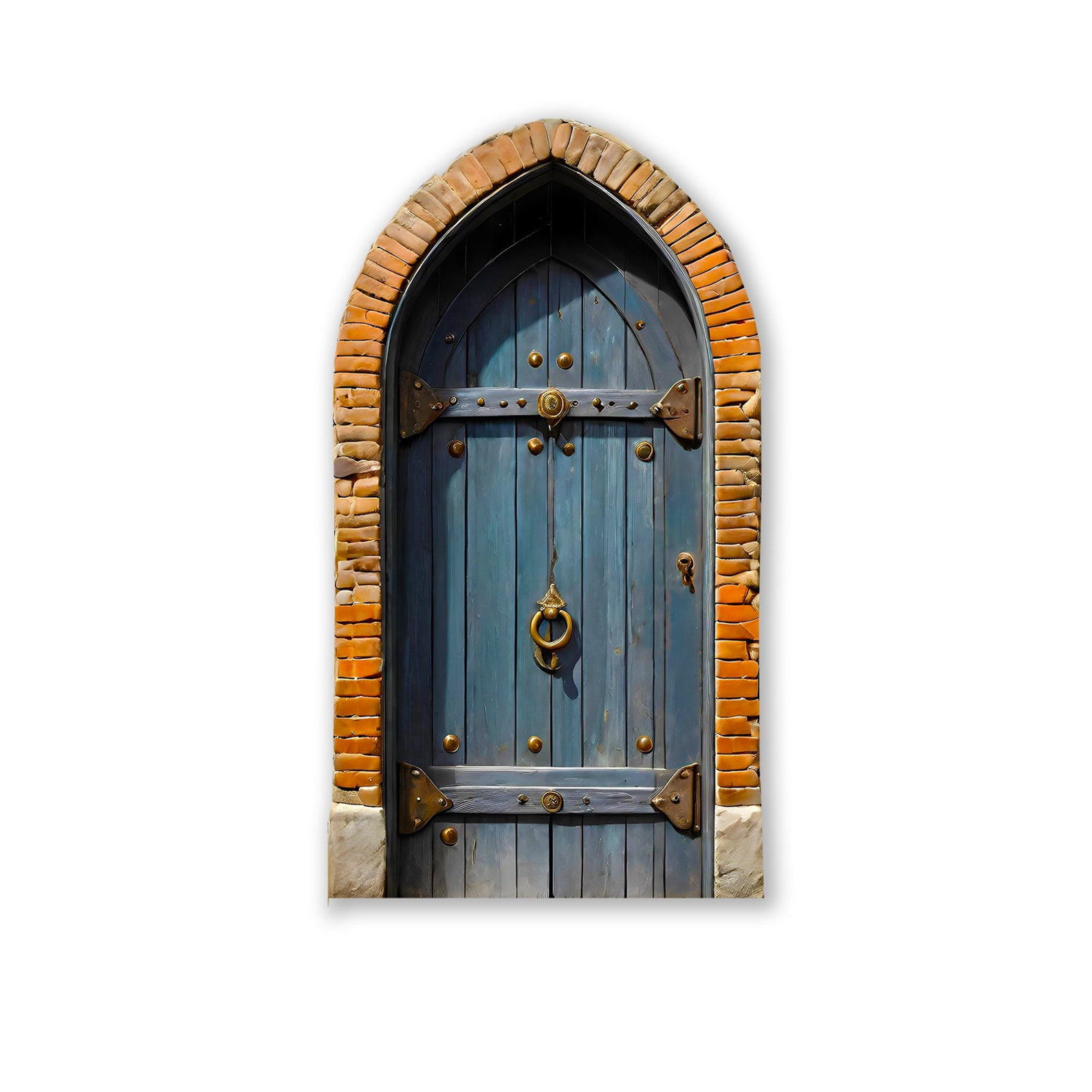 Faux Rustic Door/printed Door/chipboard Door/diorama Doors/fairy House ...