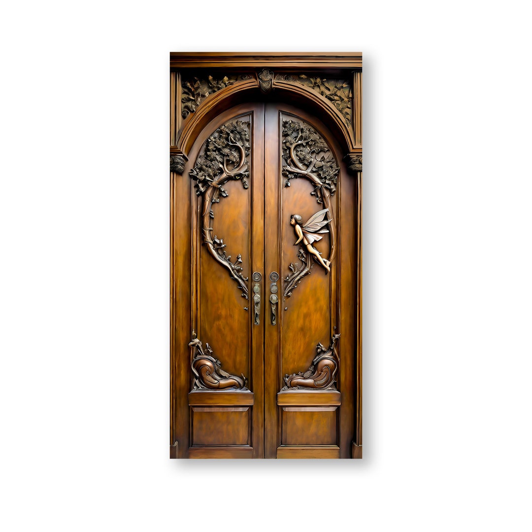 Fairy Door/carved Ornate Doors/printed Doors on Paper/chipboard Doors ...