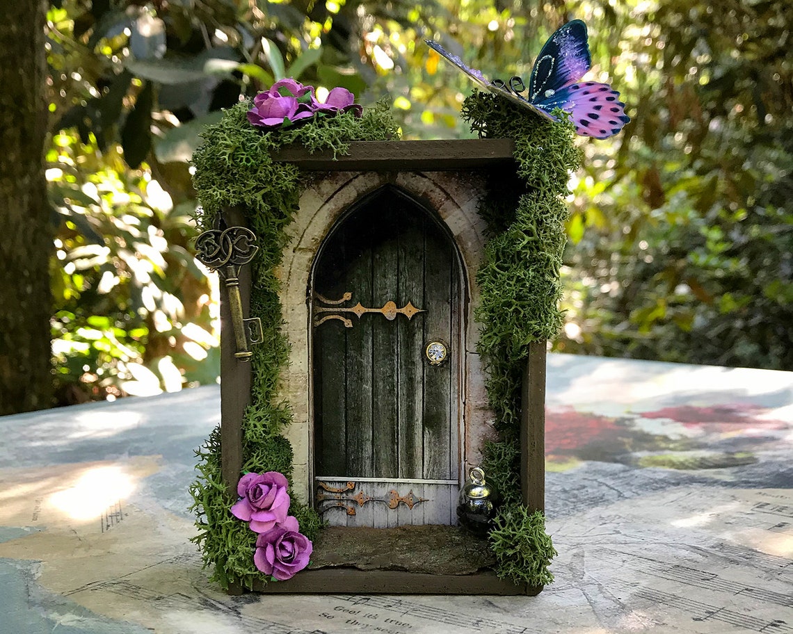 Miniature Faux Door, Paper and Chip Board Mock Door, Castle Door - Etsy