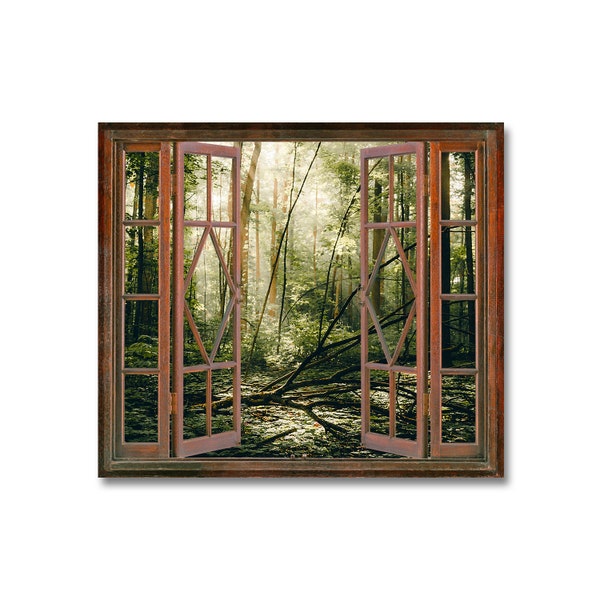 Faux Miniature Window With View - Etsy