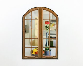 Faux Miniature Paper Window With Cat Doll and Fairy House - Etsy