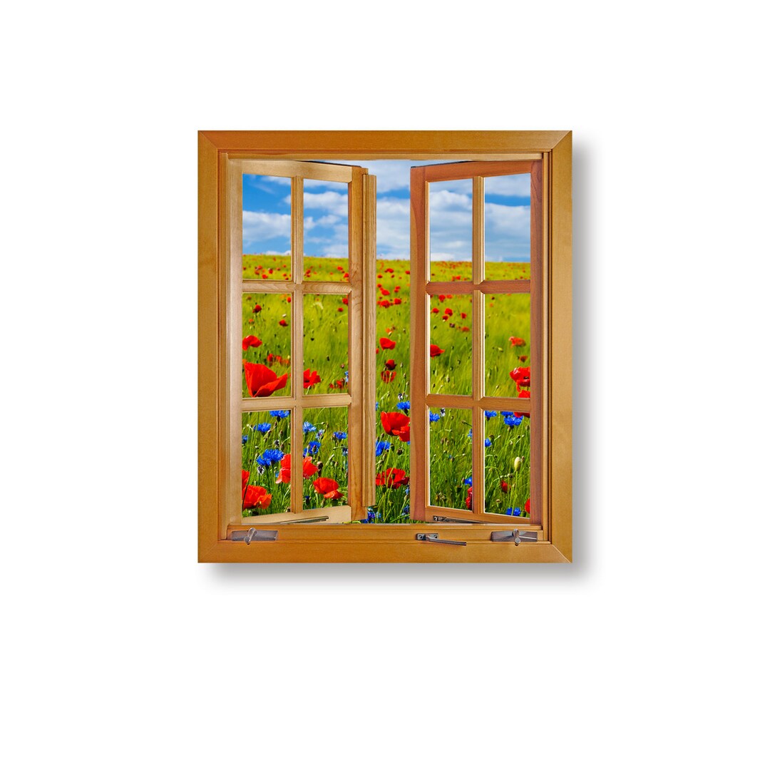 Faux Miniature Paper Window/this is NOT a REAL Window but a Window ...