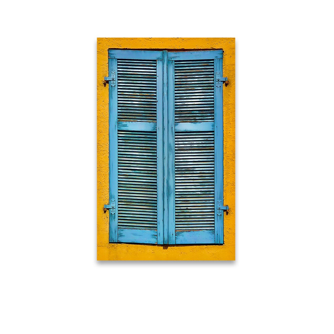 Faux Miniature Window Shutter/shutters Printed on High End Photo Paper ...