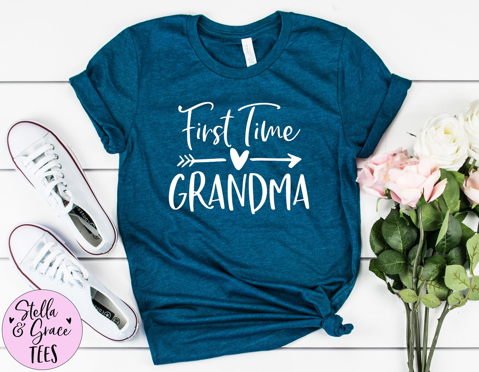 First Time Grandma Shirt Grandparent Pregnancy Announcement - Etsy Canada