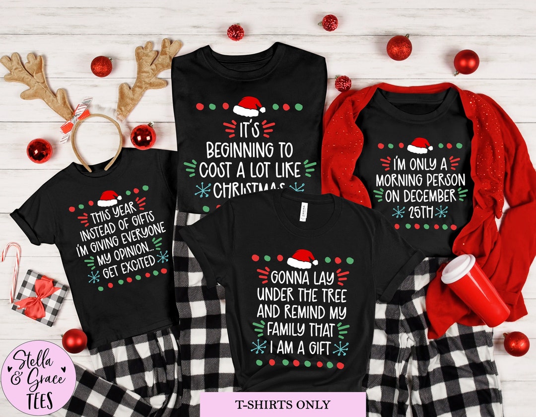 Matching Family Christmas Shirts Funny Christmas Pajamas Outfits Funny ...