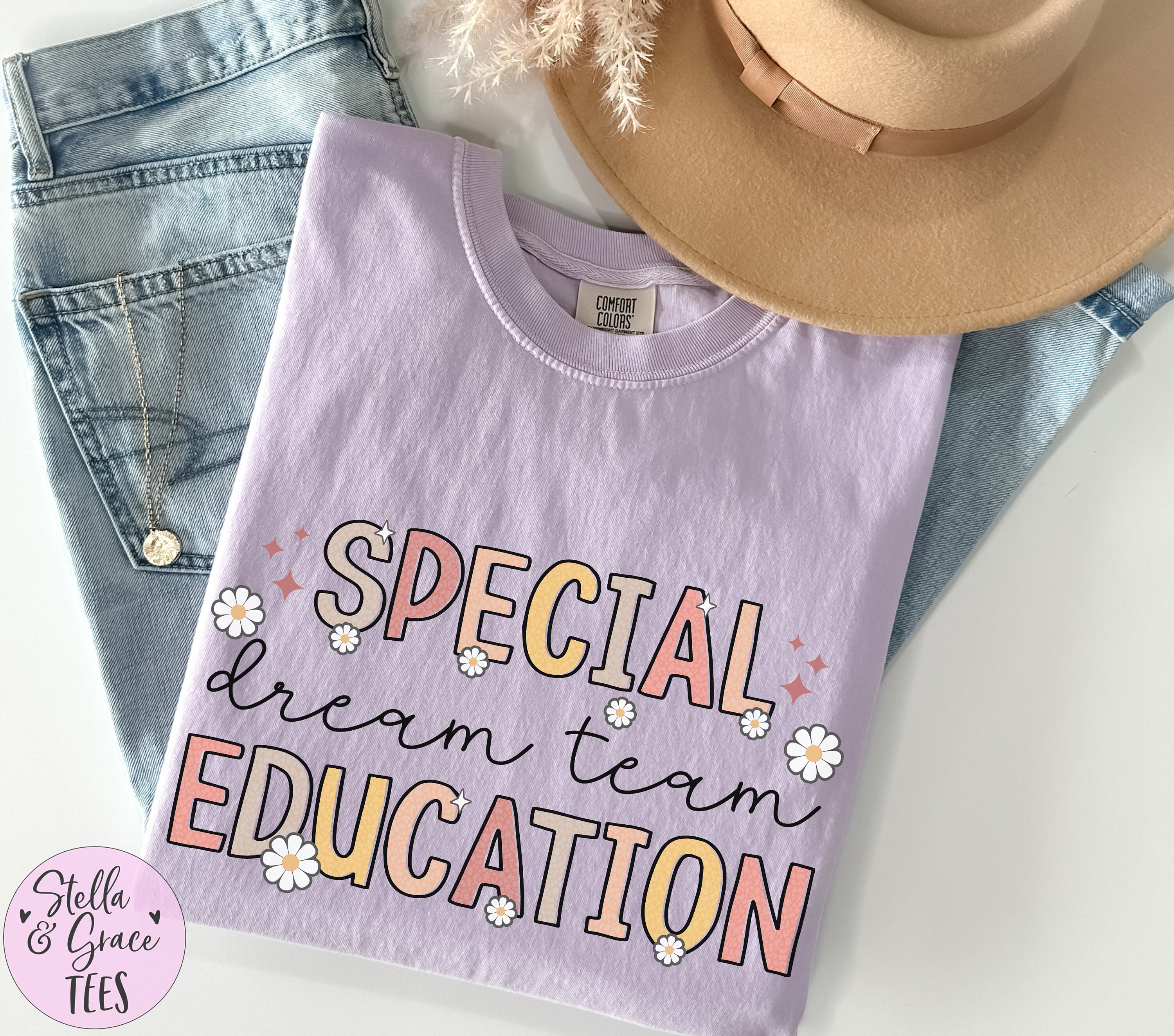 Special Education Dream Team Comfort Colors® T-shirt, SPED Teacher ...