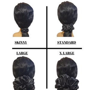 Plum Satin Scrunchie| Women's Hair Scrunchies | Hair Tie | Gifts for ...