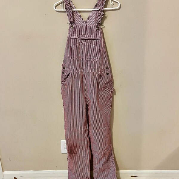Striped Overalls - Etsy