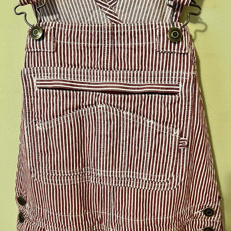 Striped Overalls - Etsy