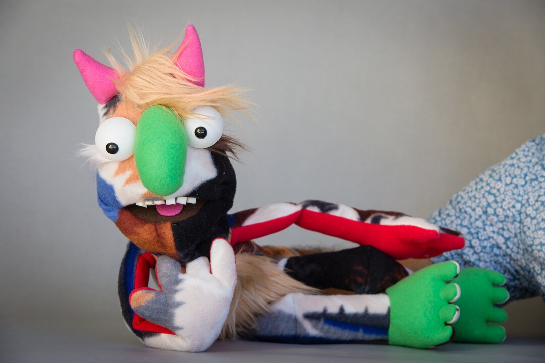 Cheapskate, Professional One-of-a-kind Monster Full Body Hand Puppet - Etsy